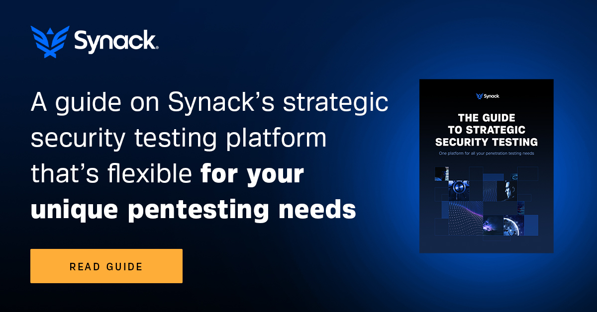 The Guide To Strategic Security Testing